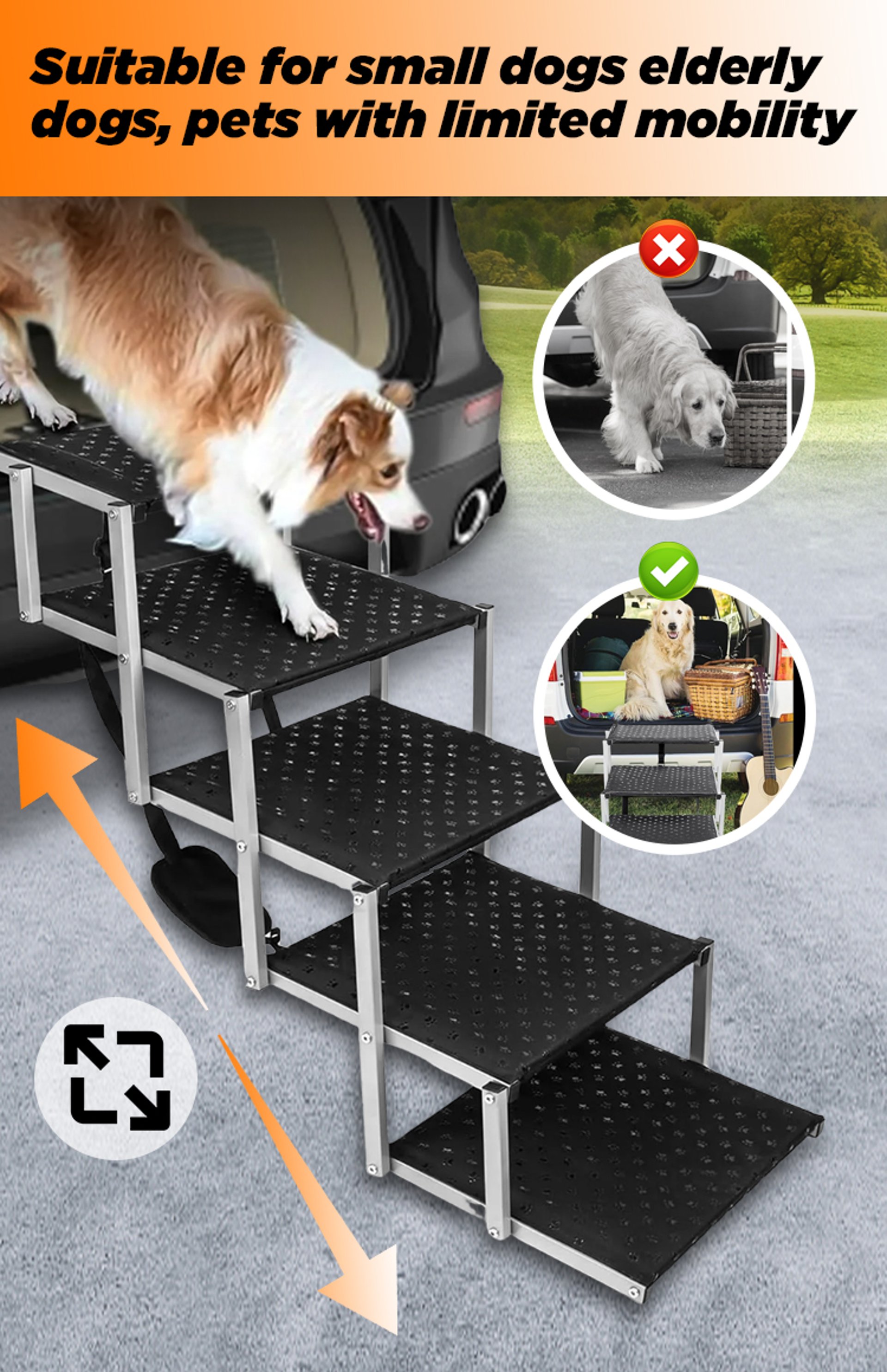 Saker Dog Ramps for Cars Landing Page