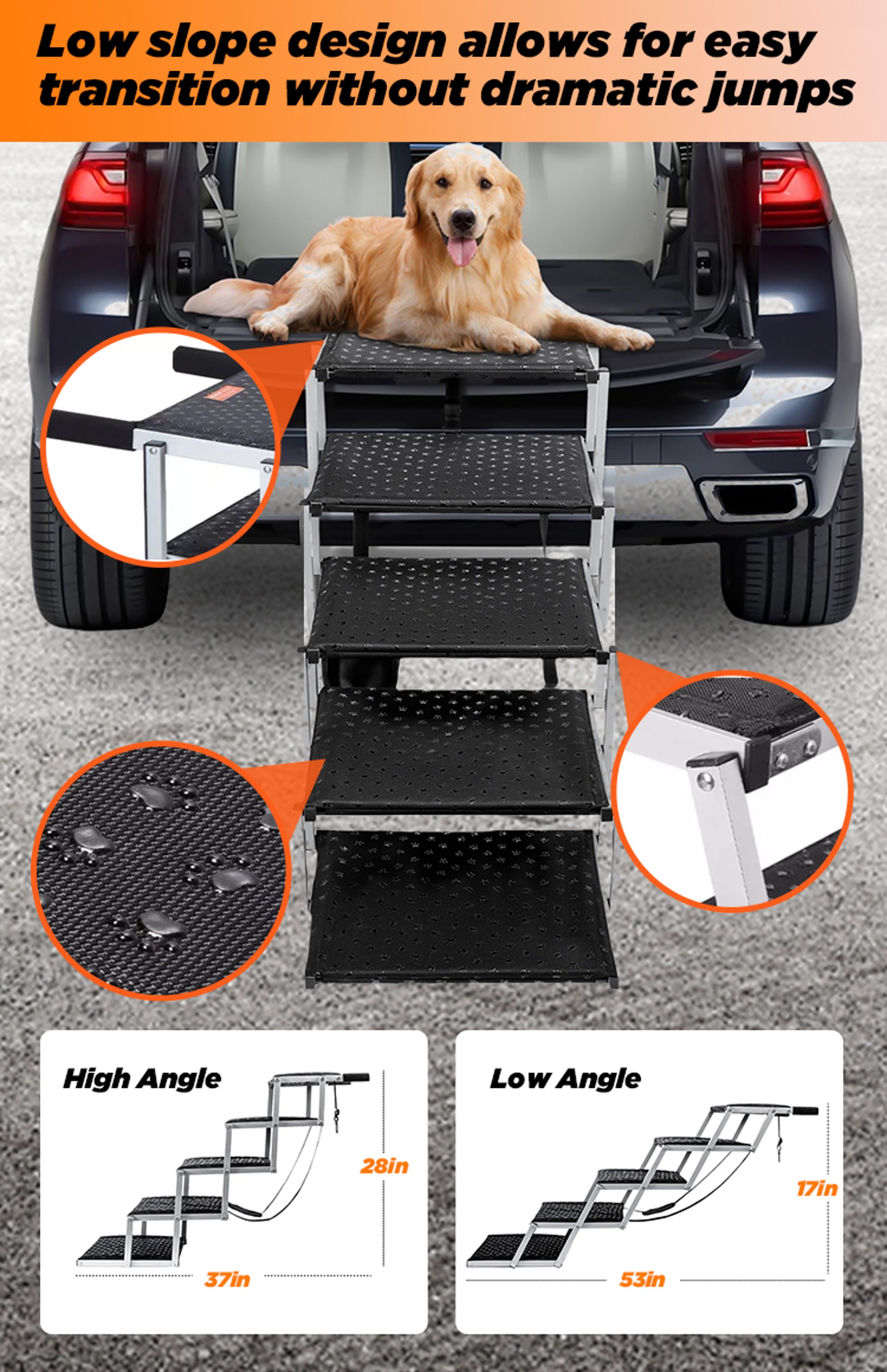 Saker Dog Ramps for Cars Landing Page